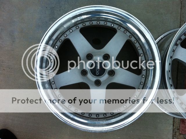 FS Kinesis K58 3 piece forged wheels - 18x9, 18x10