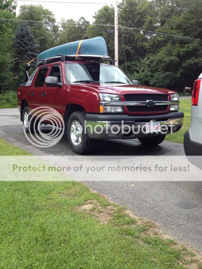 Bed mounted Rack for carrying canoe and other stuff | Chevy Avalanche ...