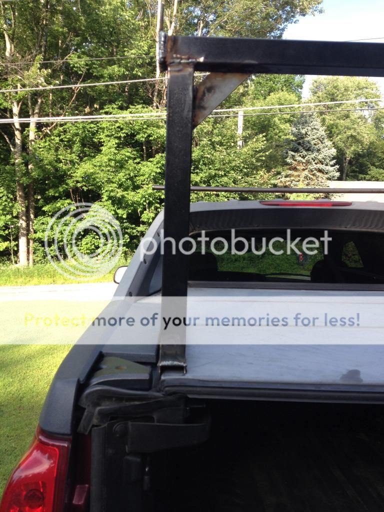 Bed mounted Rack for carrying canoe and other stuff | Chevy Avalanche ...